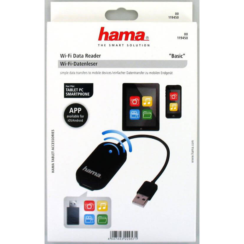 Hama Wi-Fi Data Reader for Smartphones/Tablets
