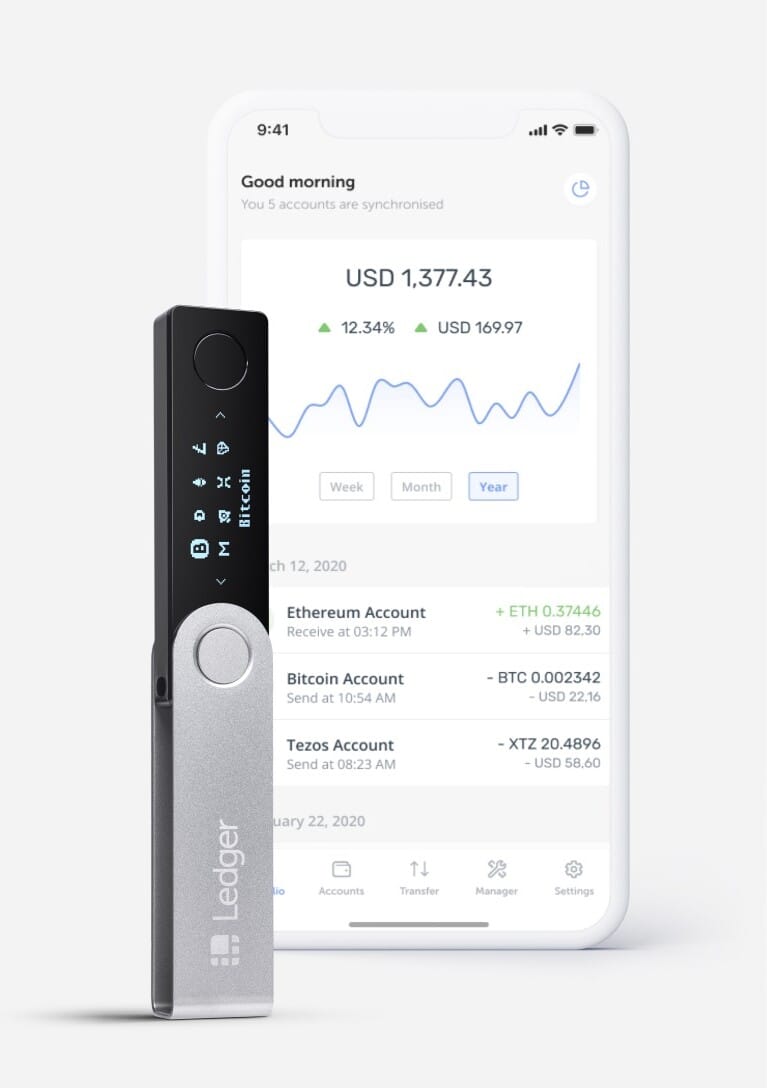 Ledger Nano X - hårdvaruplånbok