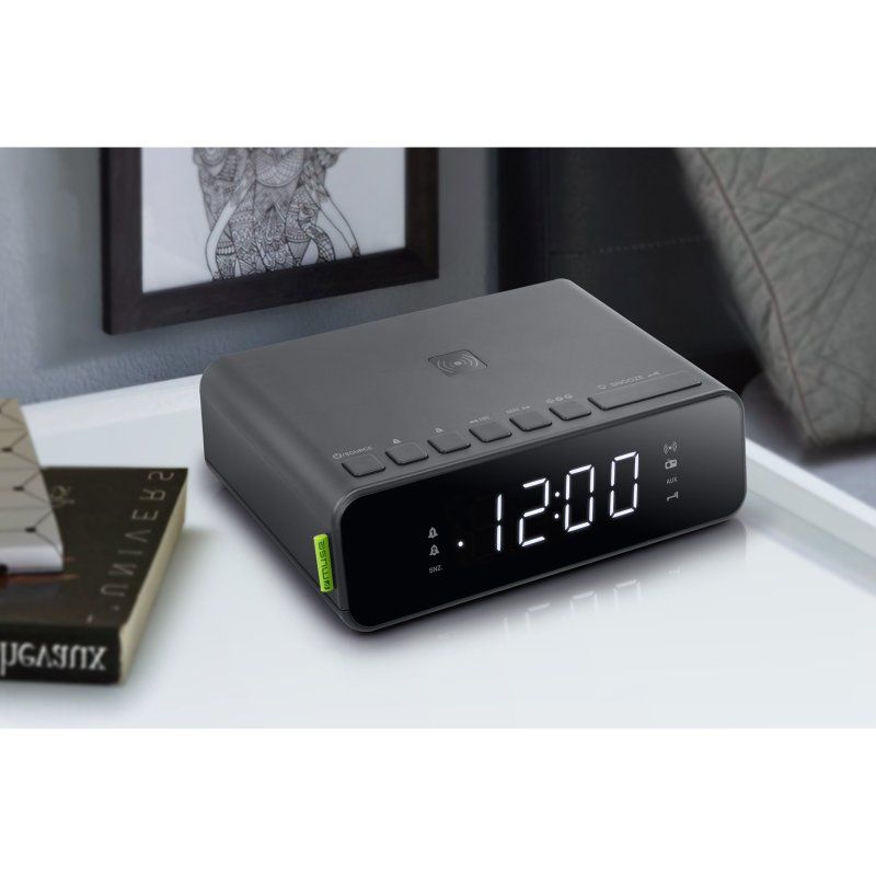 Muse M-175 WI klockradio med trådlös laddning
