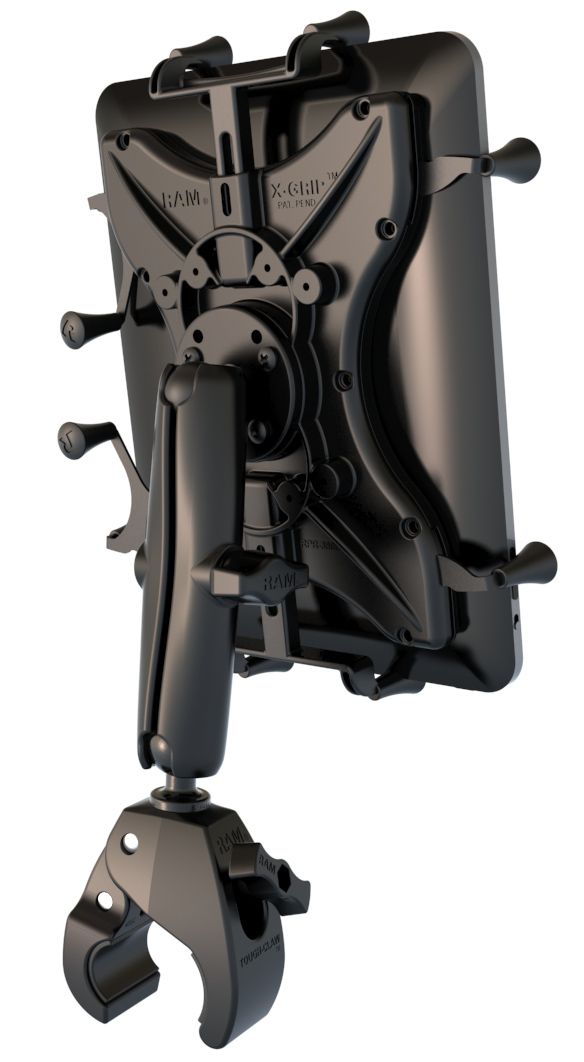 RAM Mount X-Grip med Tough-Claw & Roto-View (iPad)