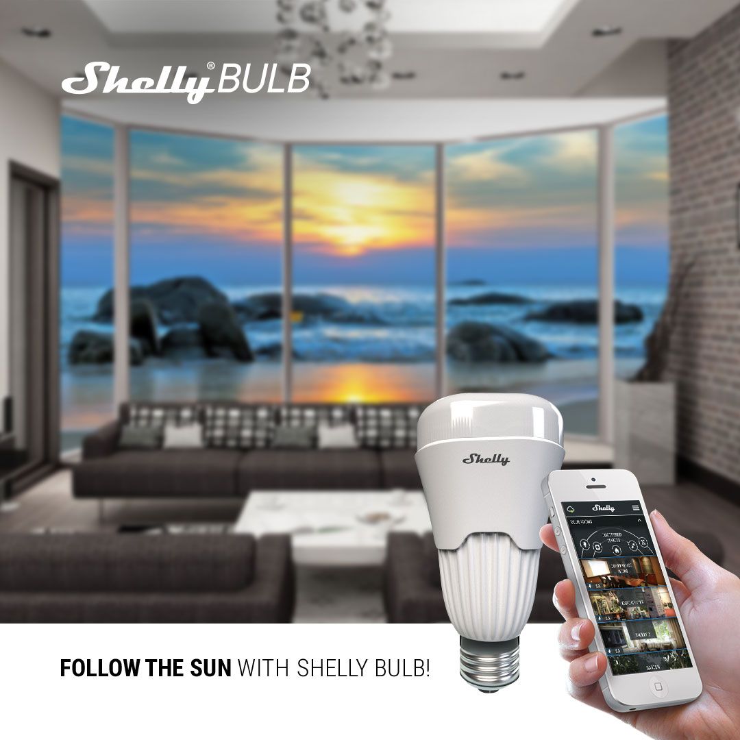 Shelly Bulb - LED-lampa med RGBW