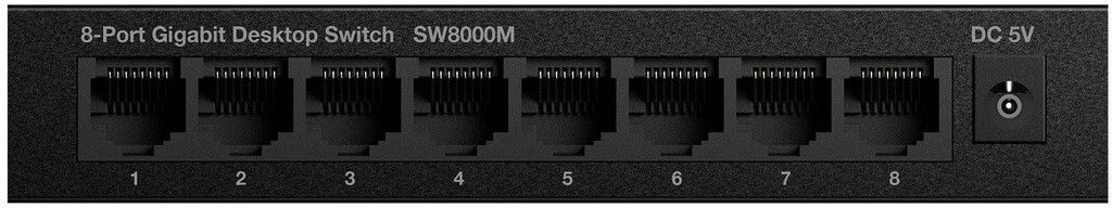 Strong SW8000M 8-port Gigabit Switch - nätverk - switch