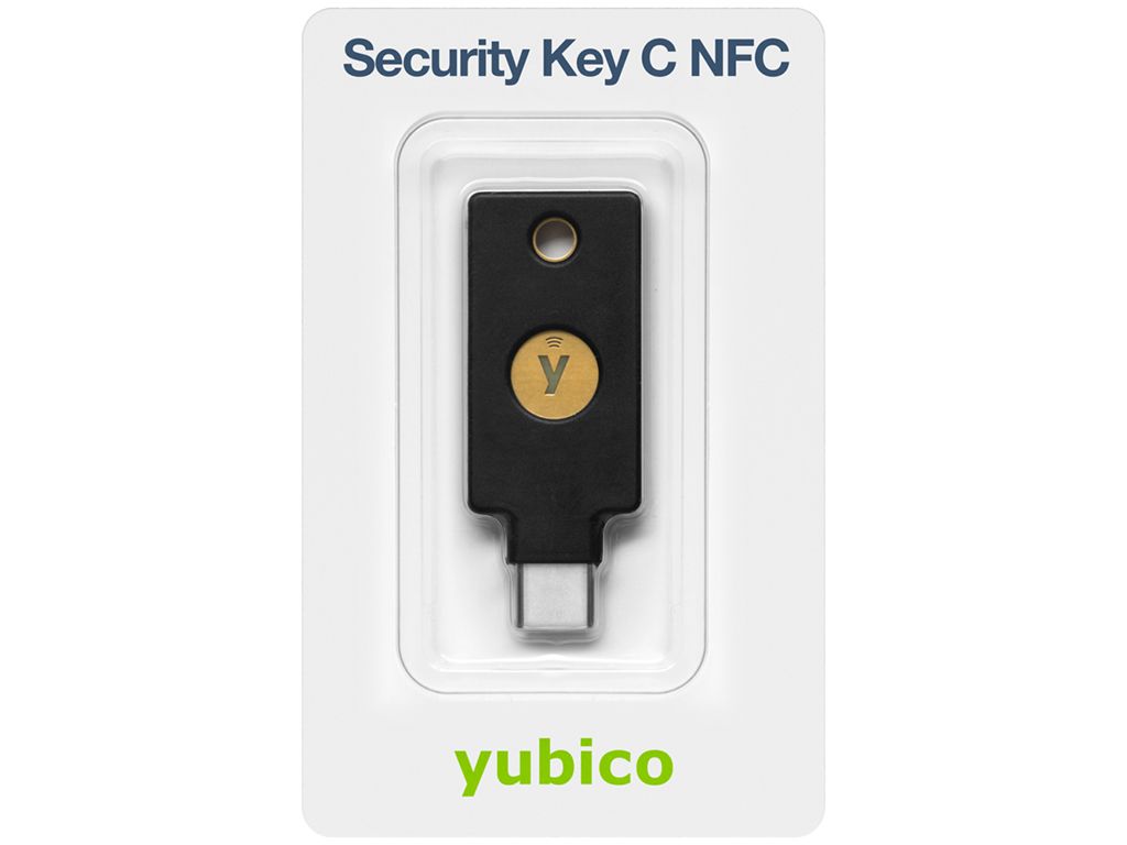 Yubico Security Key NFC U2F FIDO2 (USB-C) - säkerhetsnyckel